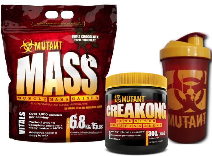 PVL MUTANT MASS 6800g + CREAKONG 300g + SHAKER 1000ml GRATIS | fitness.cz